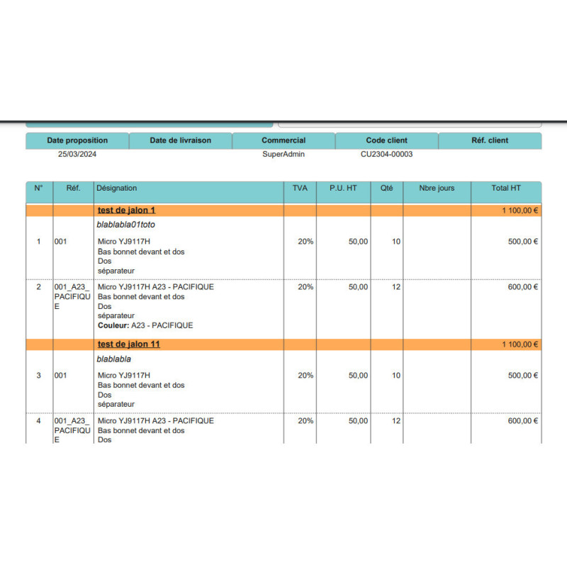 Milestone / jalon 21.0